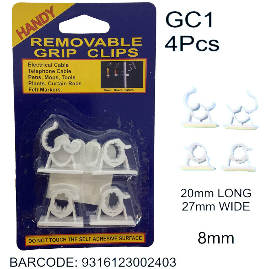 GC1 – Small Grip Clip - Handy Hardware