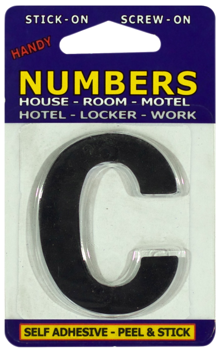 BNC – Black Letter Only No Base Street Letter C – Handy Hardware