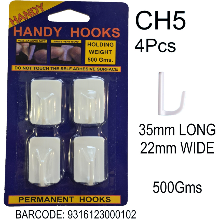 CH5 – Permanent Hook Mini - Handy Hardware