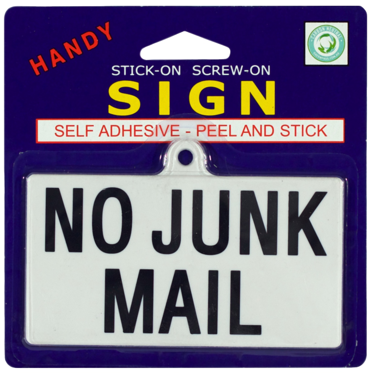 S2NJM – No Junk Mail Sign – Handy Hardware
